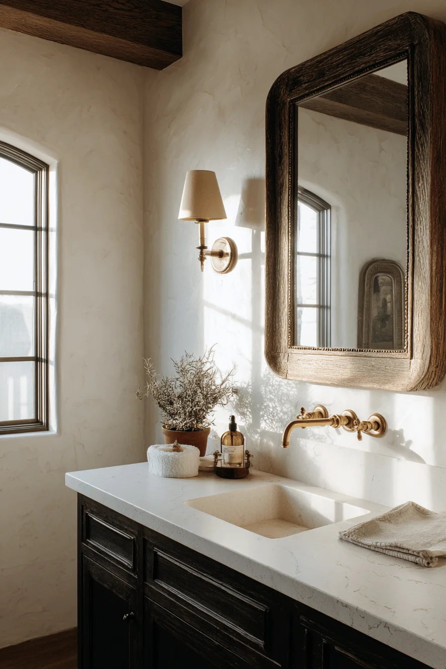 36 Calming Ranch Bathroom Designs For That Rustic Feeling - Edward George