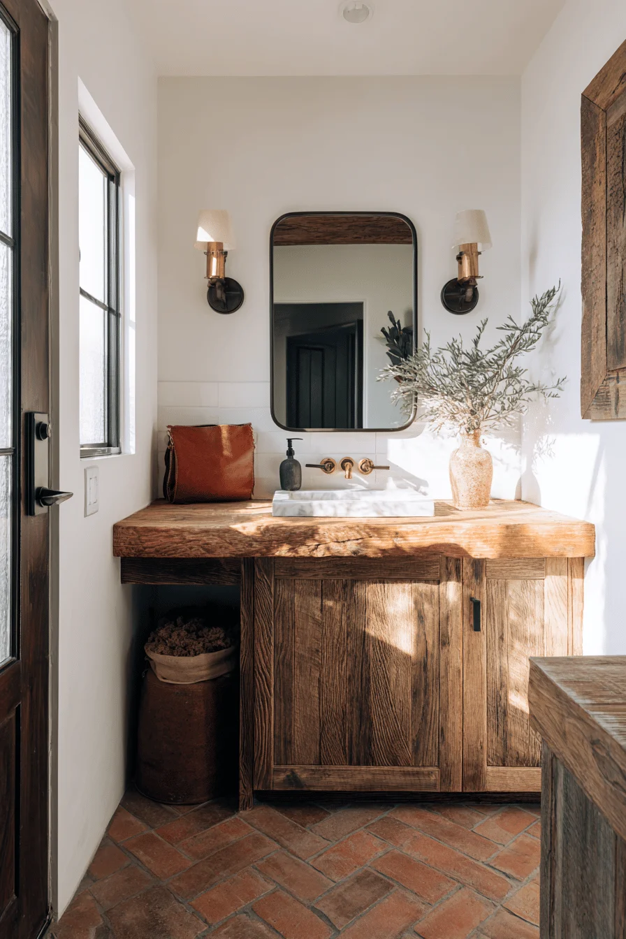 36 Calming Ranch Bathroom Designs For That Rustic Feeling - Edward George