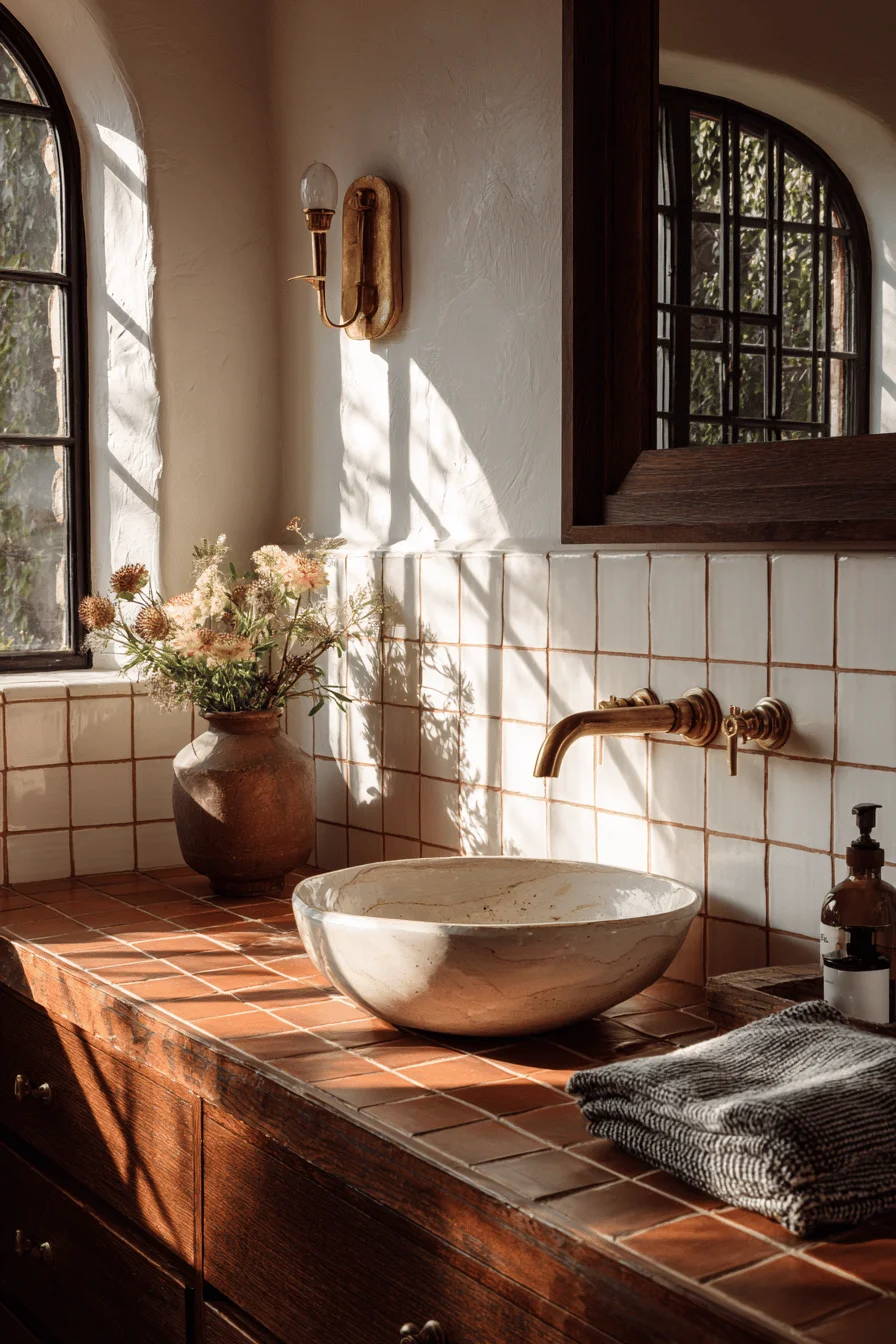 36 Calming Ranch Bathroom Designs For That Rustic Feeling - Edward George