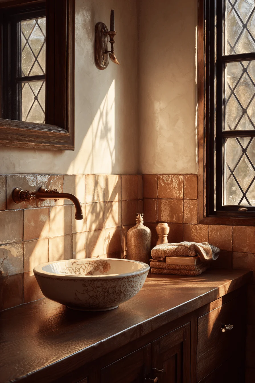 36 Calming Ranch Bathroom Designs For That Rustic Feeling - Edward George