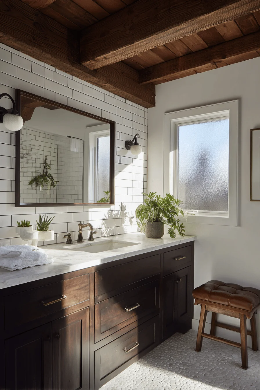 36 Calming Ranch Bathroom Designs For That Rustic Feeling - Edward George