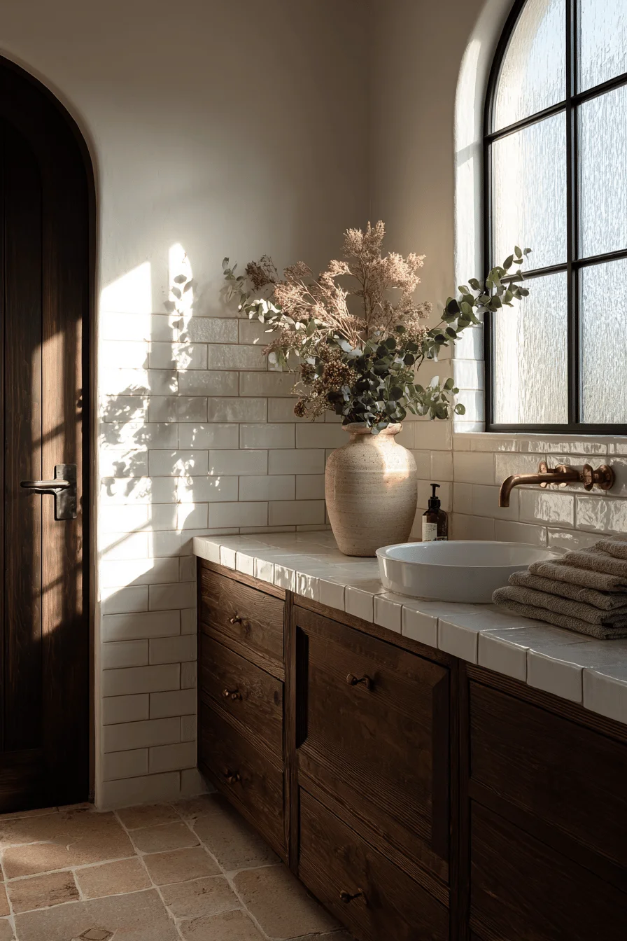 36 Calming Ranch Bathroom Designs For That Rustic Feeling - Edward George