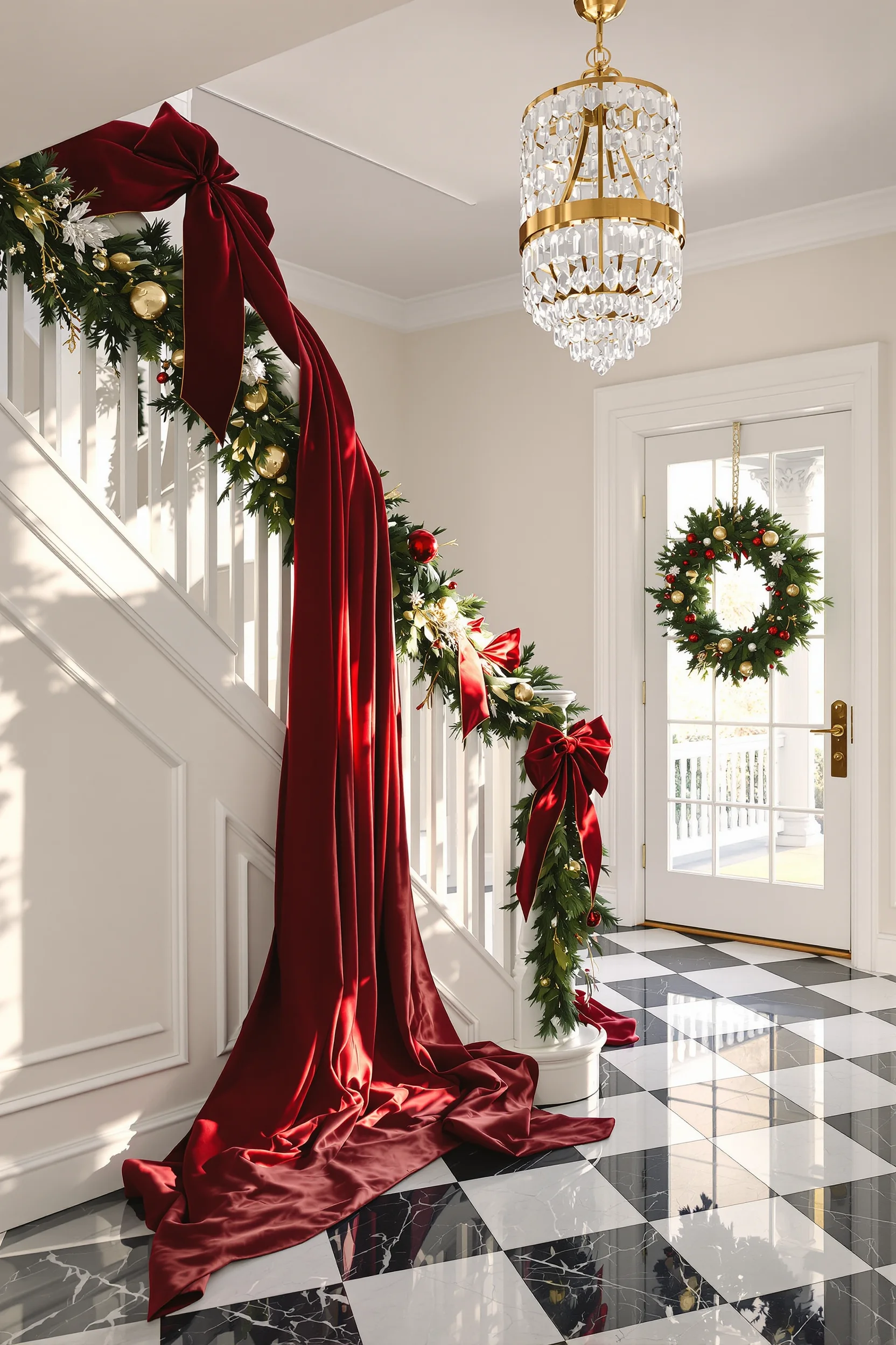 36 Christmas Entryway Decorating Ideas For A Memorable First Impression ...