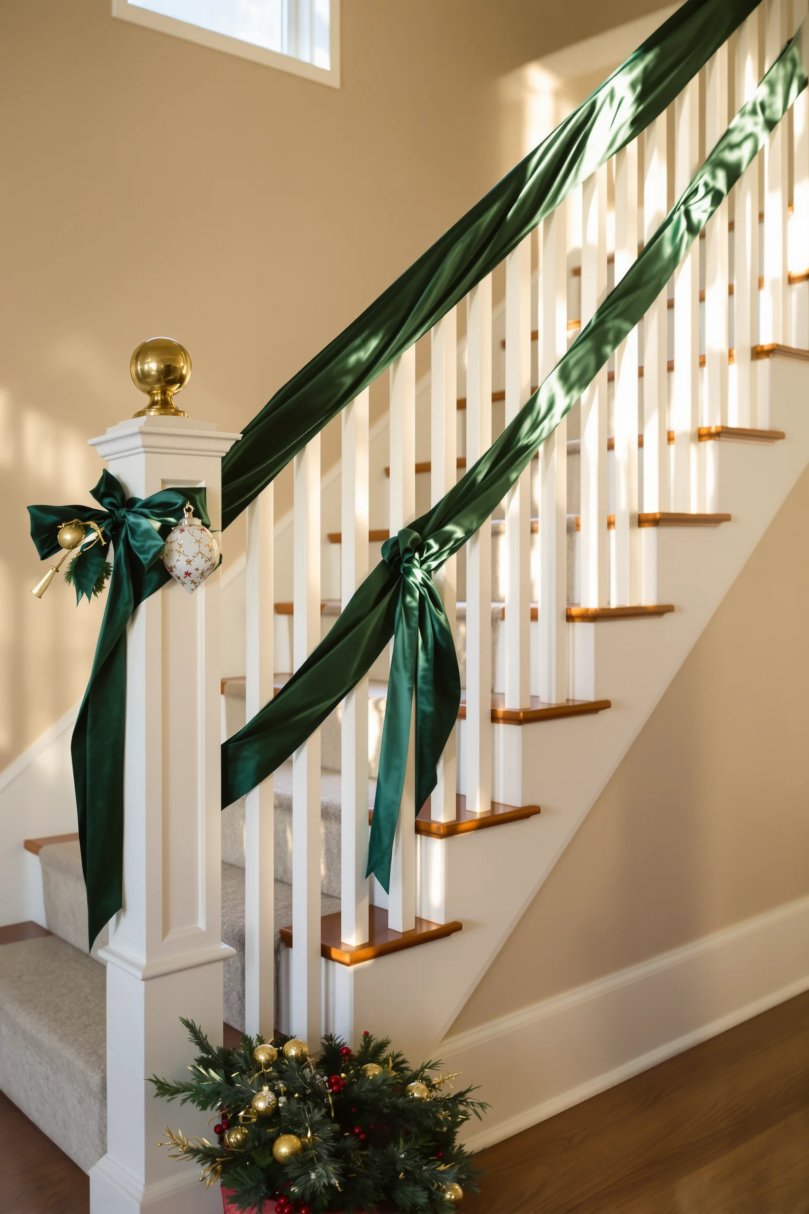 Christmas Staircase Decorating Ideas To Elevate Your Holiday Style ...