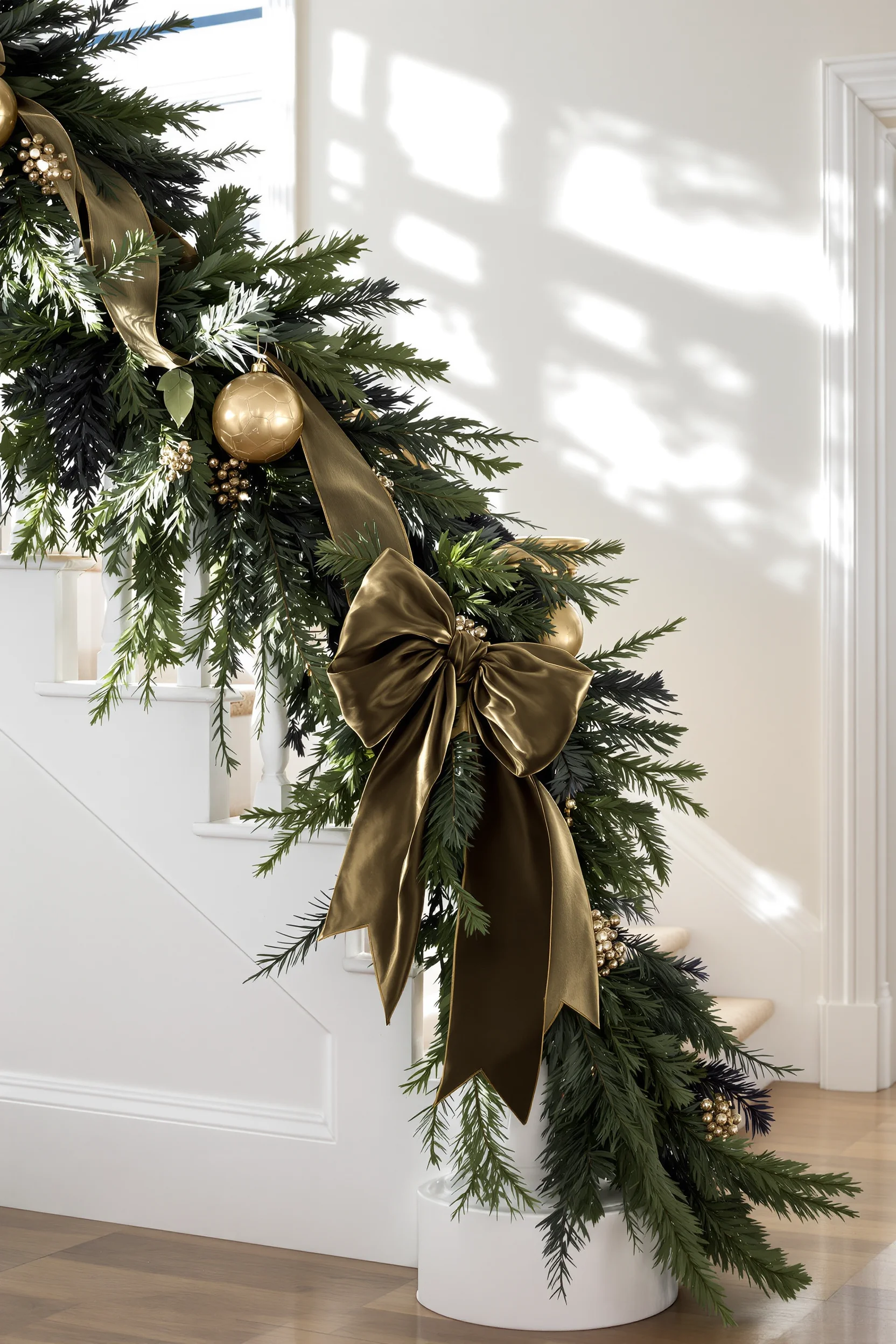 Christmas Staircase Decorating Ideas To Elevate Your Holiday Style ...
