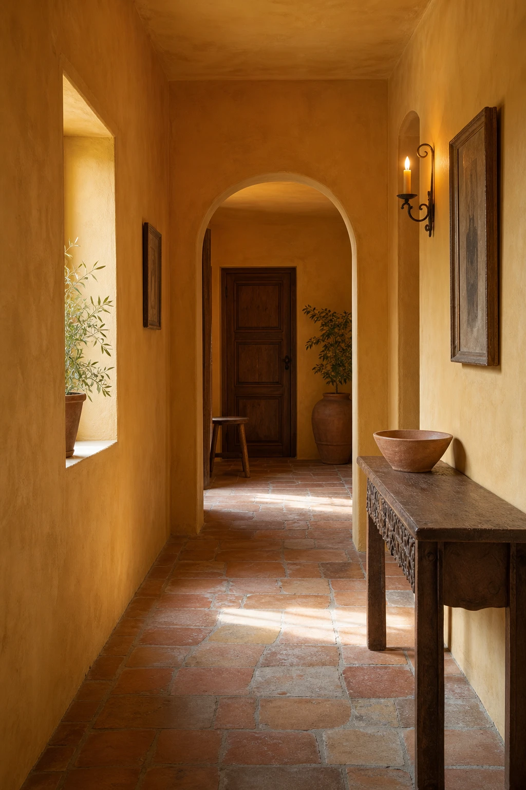Mediterranean Hallway Ideas On A Budget That Still Feel Sun Warmed ...