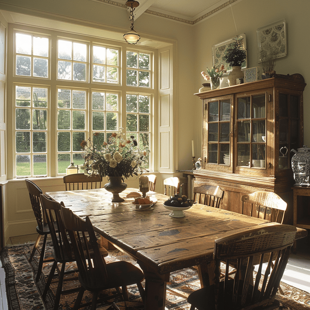 How To Create An Inviting English Countryside Dining Room Even On A